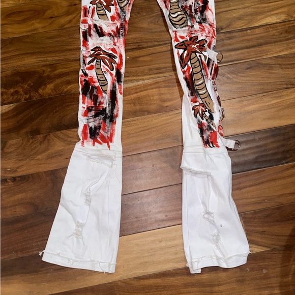 kishara | Jeans | Custom Painted Plam Trees Jeans F 1 | Poshmark